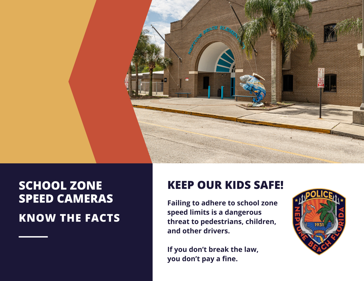 School Zone Automated Speed Enforcement Cameras | Neptune Beach FL
